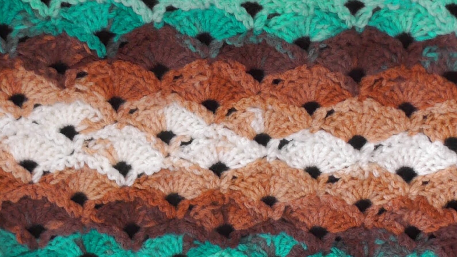 Diagonal Shell Crochet Stitch - Etsy