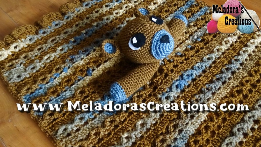 Teddy Bear Crochet Lovey PDF Pattern - Etsy