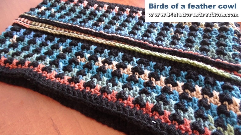 Birds of a Feather Crochet Cowl - PDF Crochet Pattern - Etsy