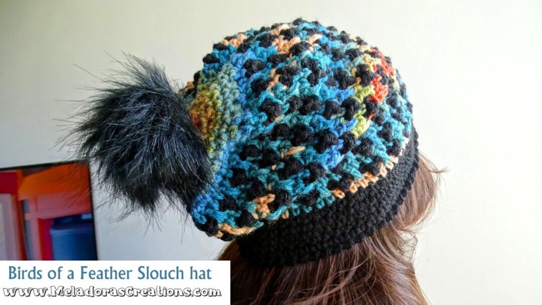 Birds of a Feather Slouch Hat - PDF Pattern - Etsy