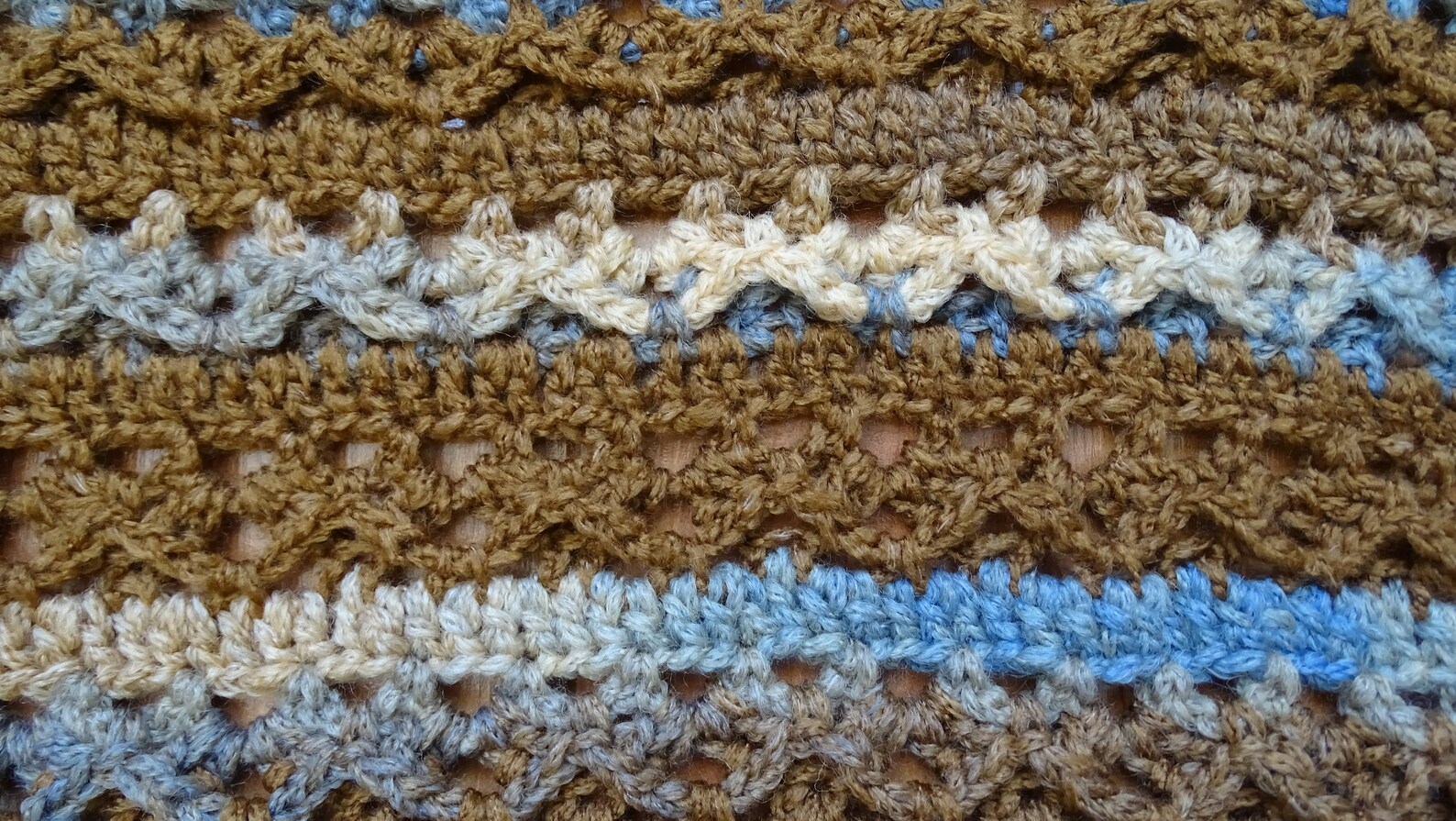 Lacy Waves Crochet Stitch - Etsy