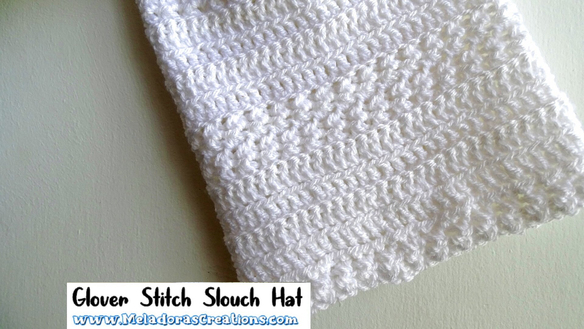 Glover Stitch Slouch Hat PDF Crochet Pattern - Etsy