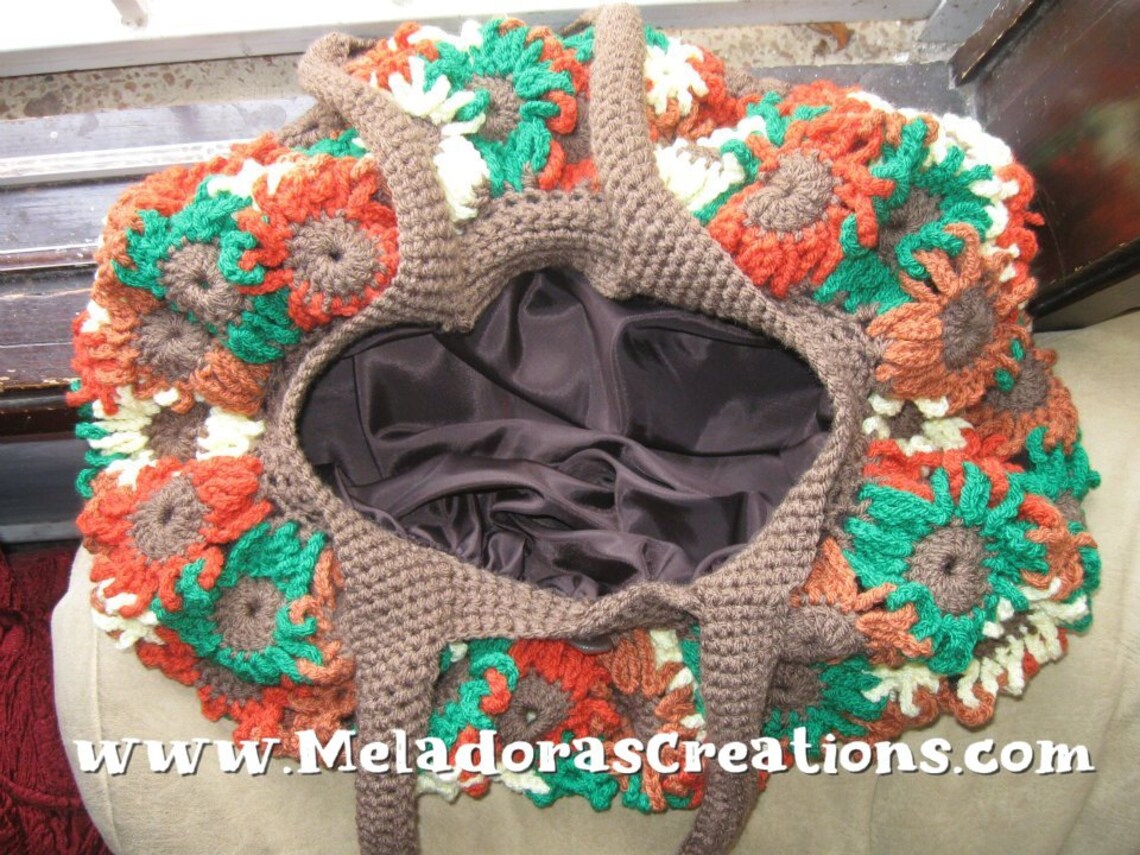 Crochet Flower Purse PDF Pattern | Etsy