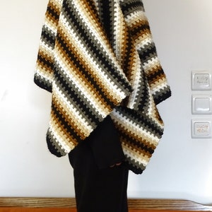 Crochet Serape Poncho - Navajo Style - Crochet PDF Pattern - Etsy