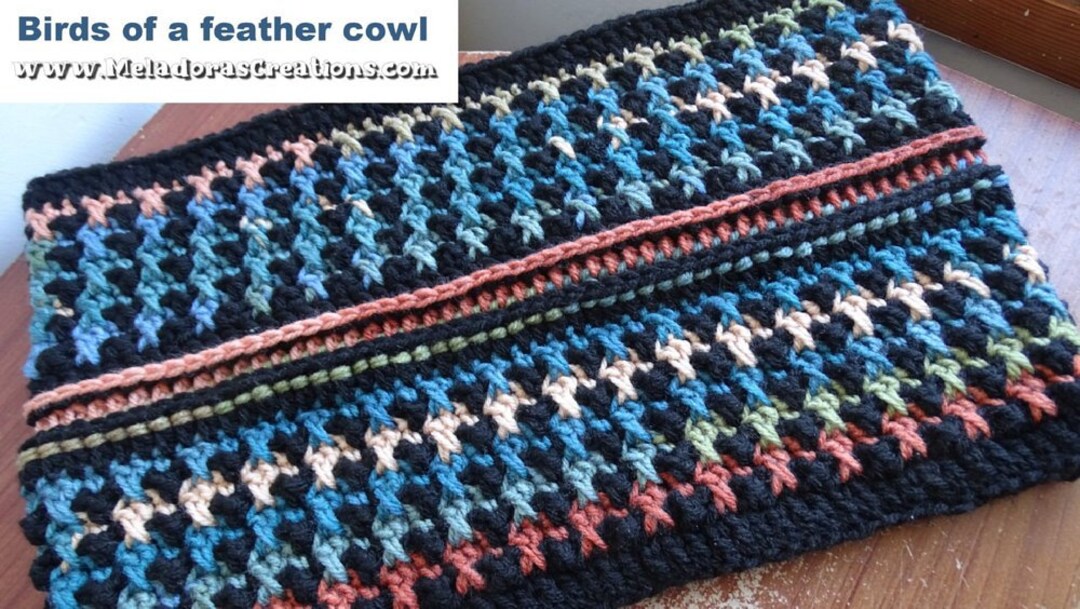 Birds of a Feather Crochet Cowl - PDF Crochet Pattern - Etsy