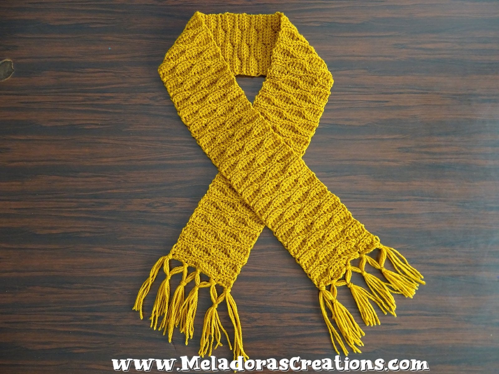 Wave Stitch Crochet Scarf Pattern PDF - Etsy