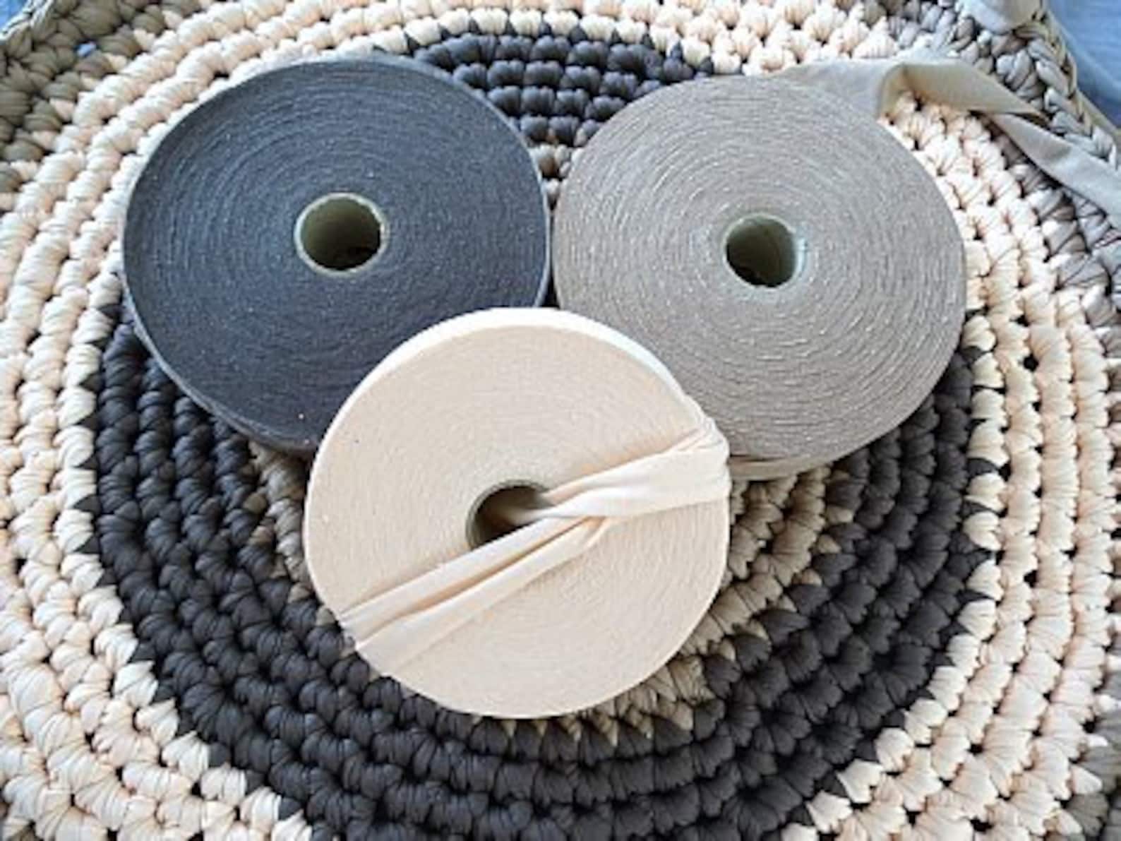 T Shirt Yarn Round Rug How to Crochet a Rug - Etsy