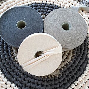 T – Shirt Yarn Round Rug – How to Crochet a Rug - Etsy