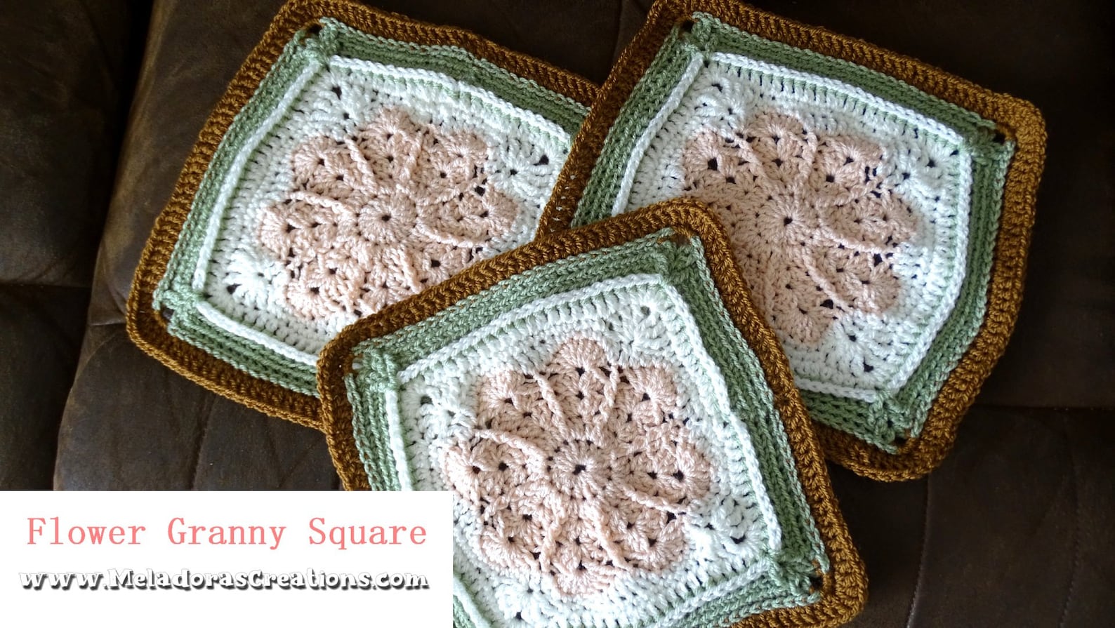 Flower Granny Square 12 Inch Granny Square PDF Pattern - Etsy Israel