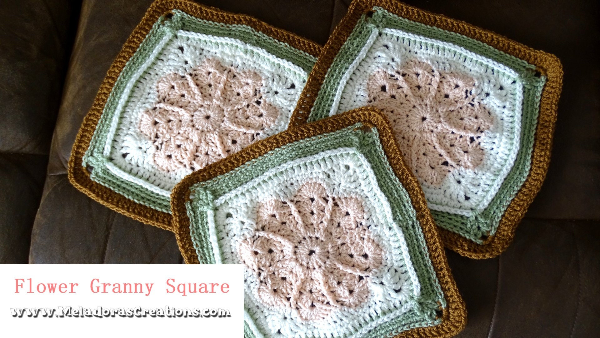 Flower Granny Square 12 Inch Granny Square PDF Pattern - Etsy Israel