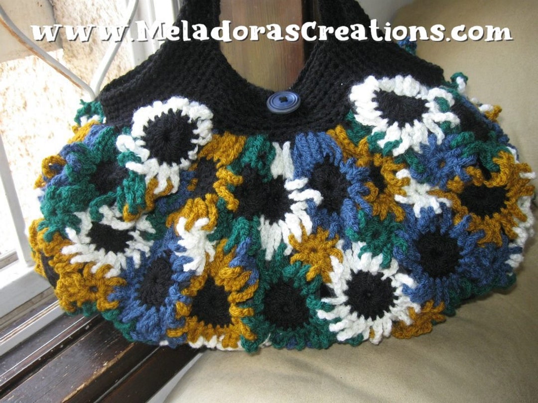 Crochet Flower Purse PDF Pattern - Etsy