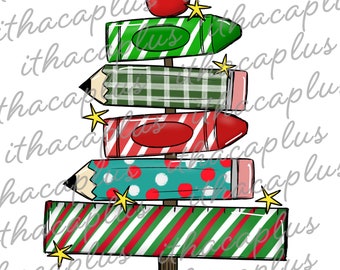 Christmas Teacher PNG Sublimation Christmas Teach Printable | Etsy