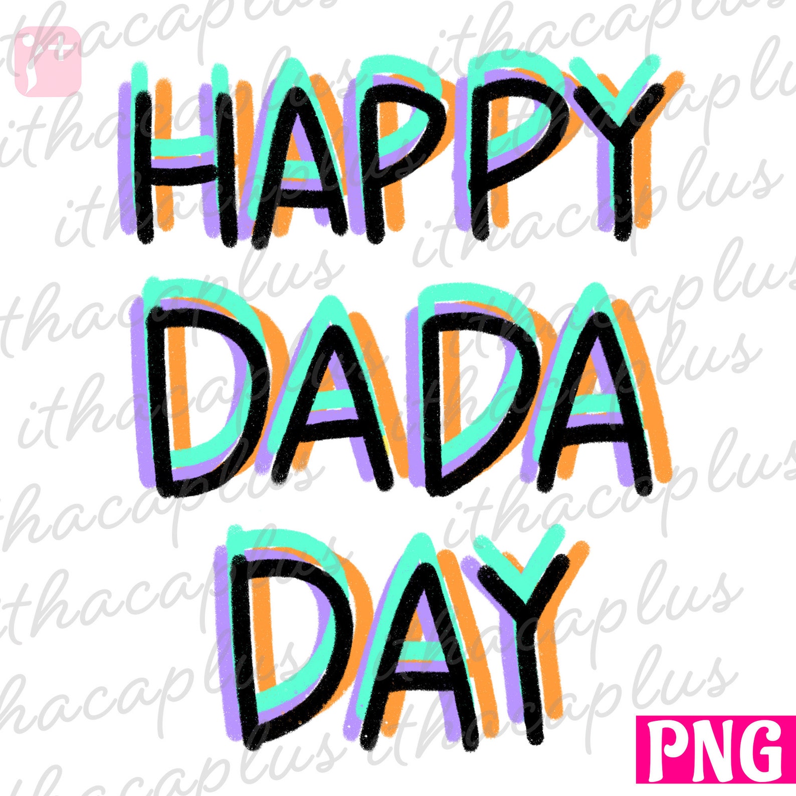 Happy Dada Day Sublimation DAD PNG Father's Day Png - Etsy