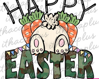 Camo Easter Bunny - Etsy