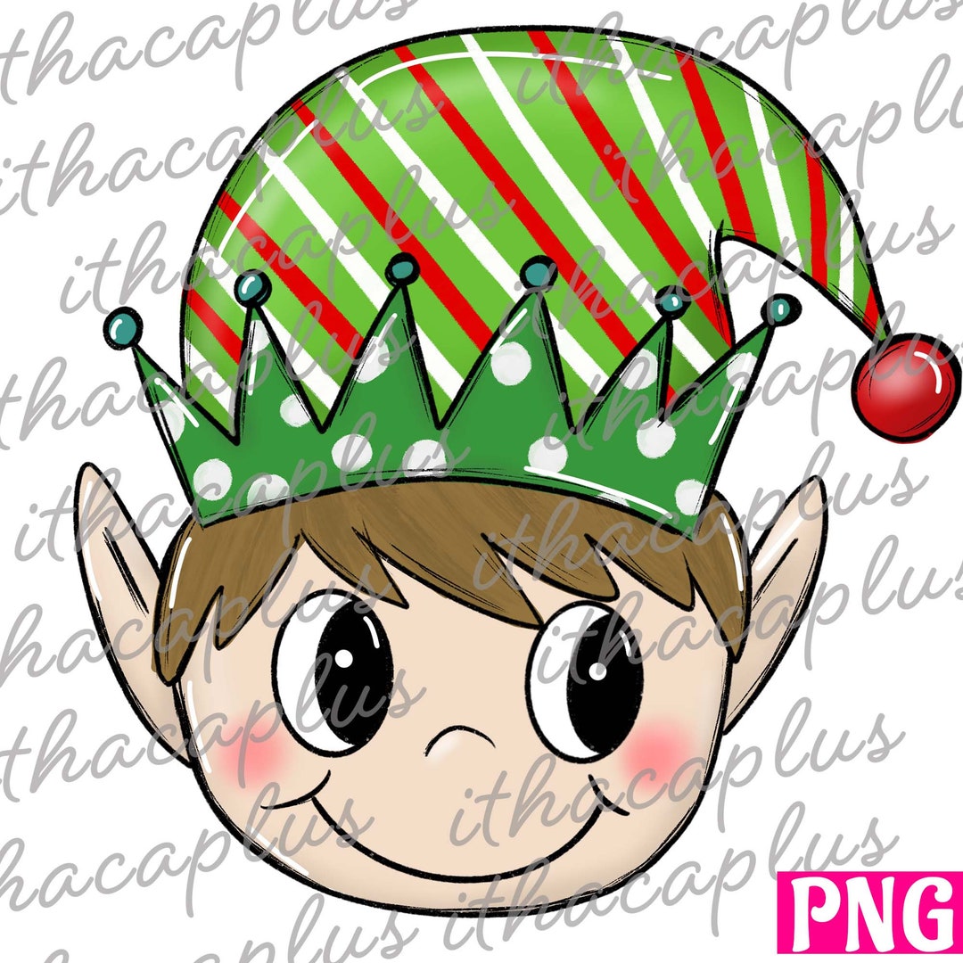 Sublimación PNG ELF de Navidad Niño ELF imprimible, Clipart digital de ...