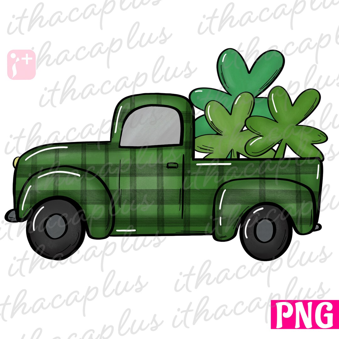 St. Patrick's Day PNG, St. Patrick's Truck Png , Shamrock Clipart ...