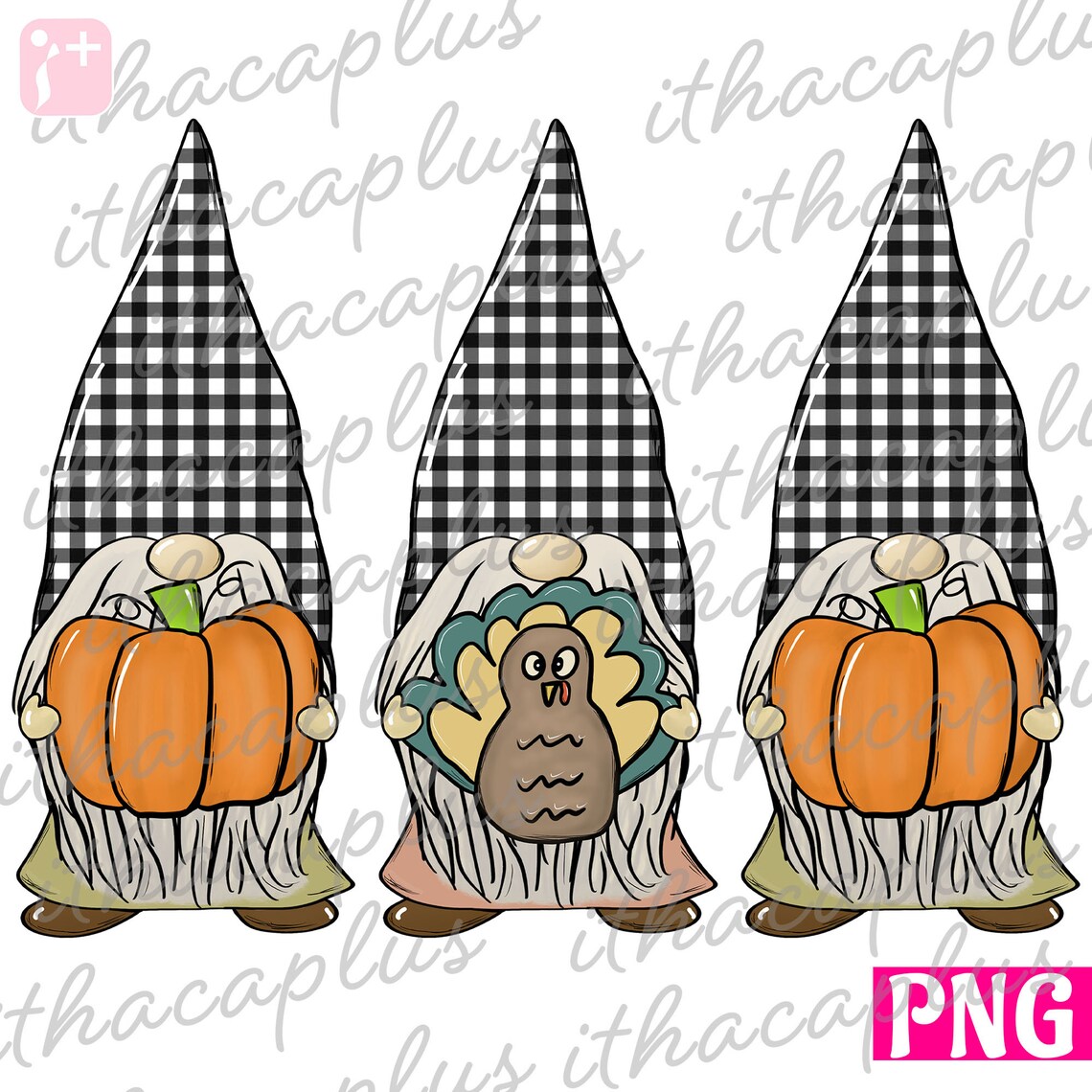 Fall Gnome PNG Fall Turkey Png Thankful Gnome Clipart Fall | Etsy