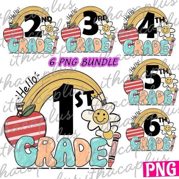 First Second Third Clipart School