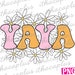 Yaya PNG, Mother's Day Sublimation Png, Retro Yaya Png, Mother's Day ...