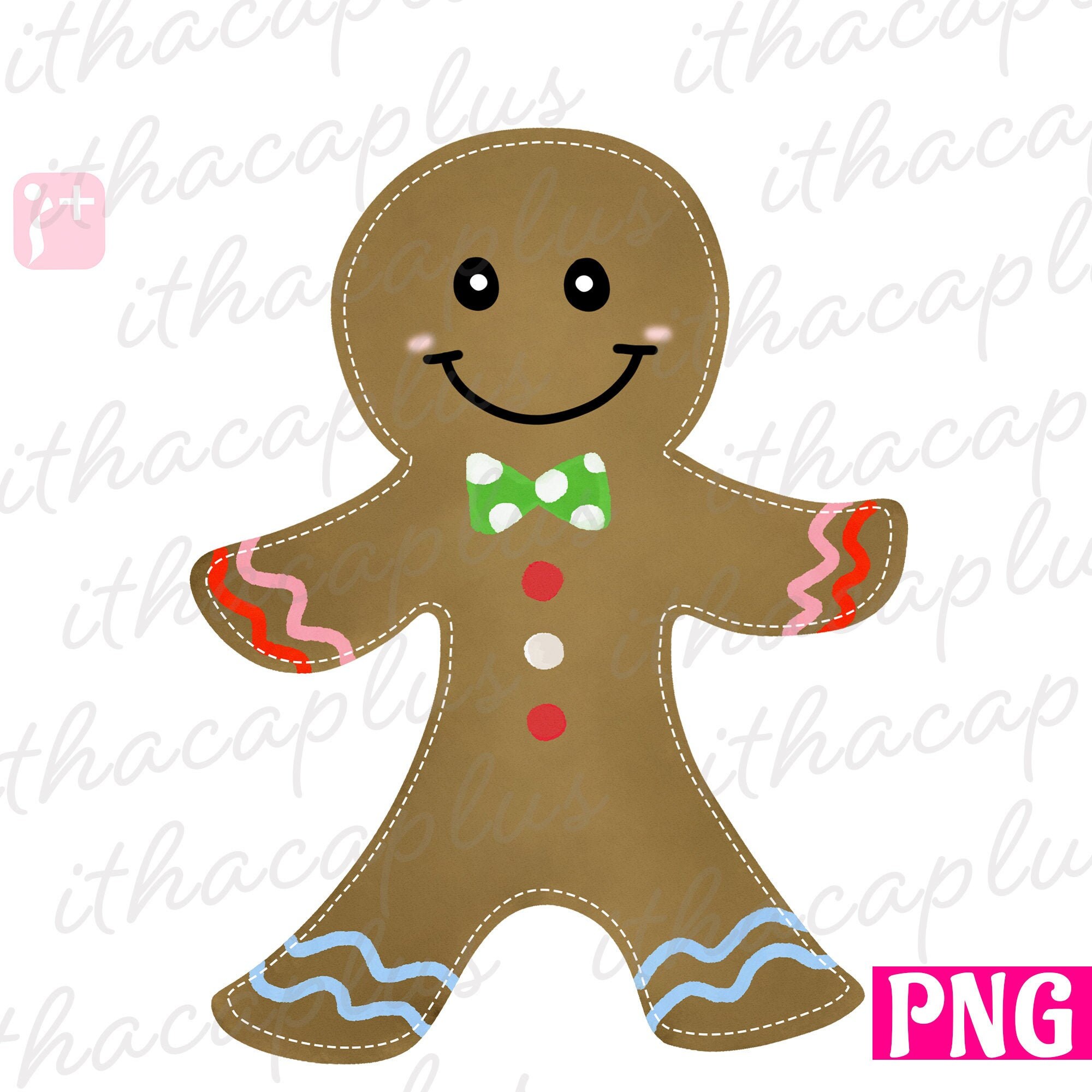 Christmas Gingerbread PNG Files Sublimation Gingerbread Man - Etsy