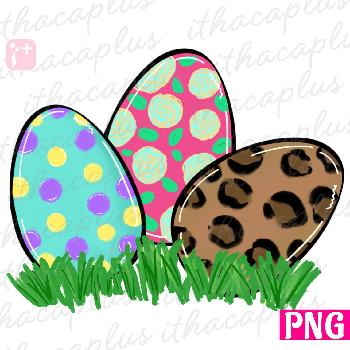 Easter Egg Png Leopard Easter Egg PNG Colorful Egg Flower - Etsy