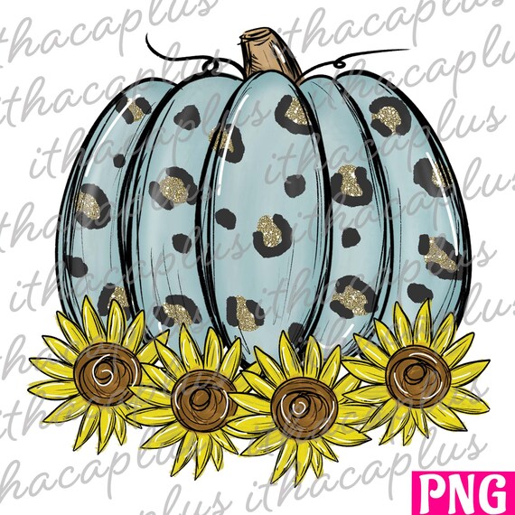Fall Png Fall Leopard Pumpkin Sublimation Thanksgiving - Etsy