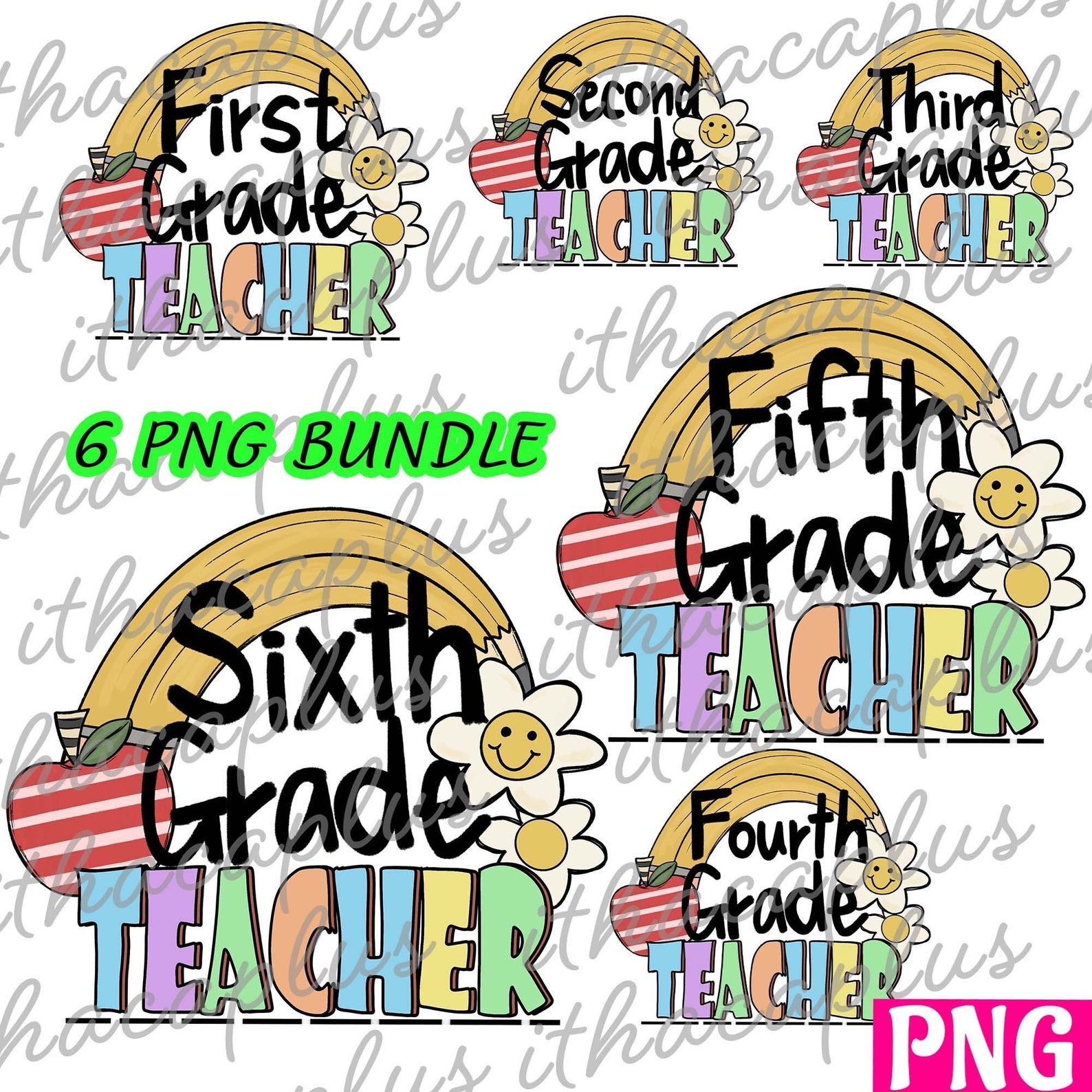 Back to School Png School Teacher Bundle Printable - Etsy