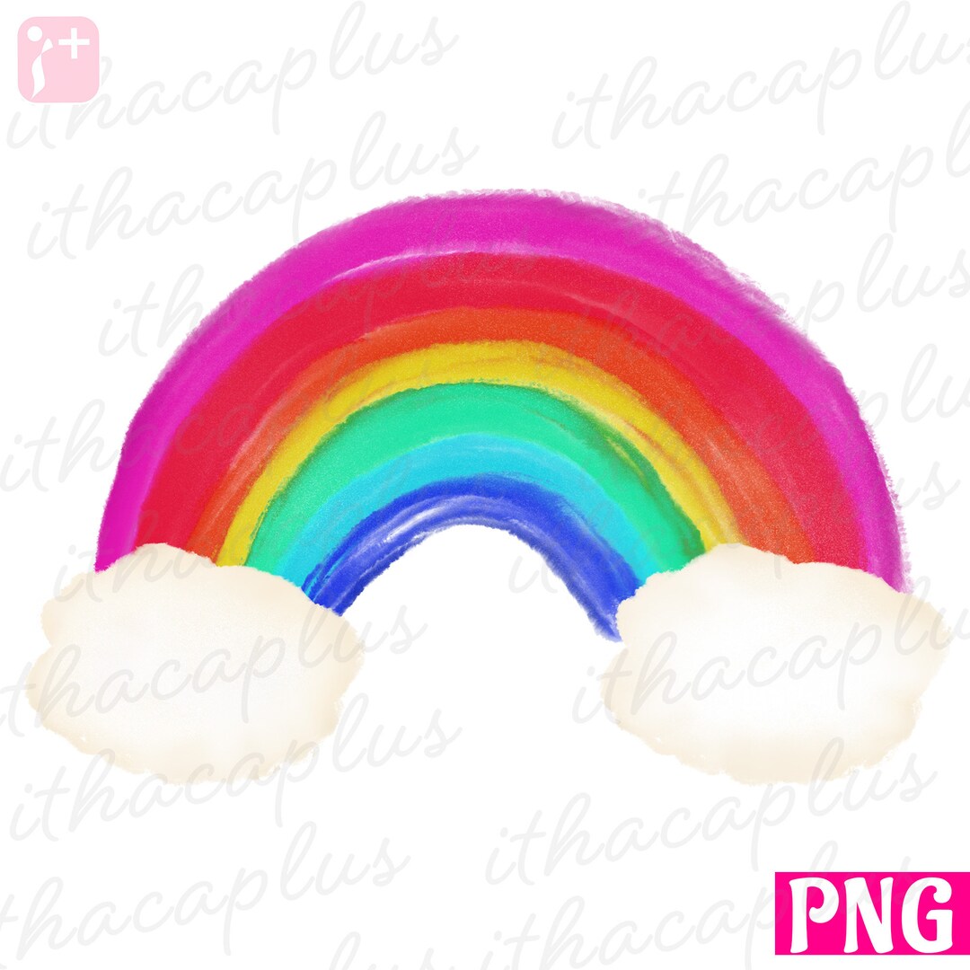 Watercolor Rainbow Png, Rainbow Printable, Rainbow Clipart, Rainbow ...