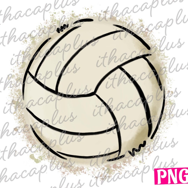 Volleyball Png Volleyball Frame Background Sublimation Game - Etsy