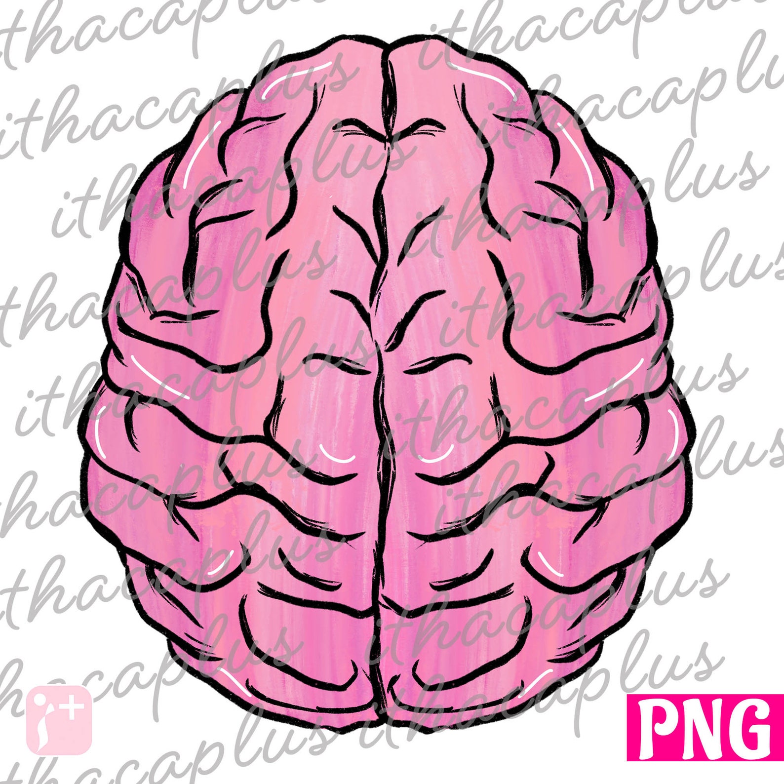 Watercolor Brain Png Mental Health Leopard PNG Sublimation - Etsy