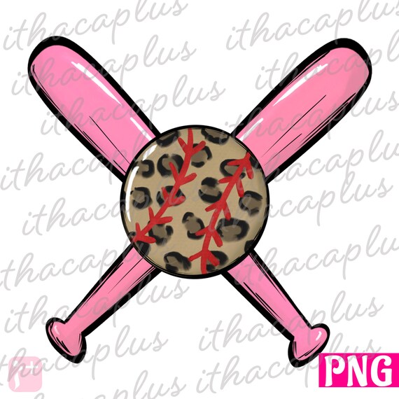 Baseball Png Leopard Baseball Sublimation Baseball Clipart | Etsy