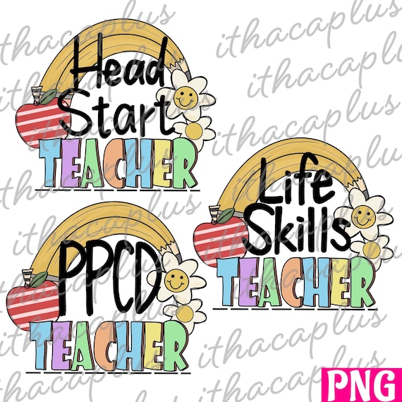 Back to School Png Head Start /PPCD /life Skills Teacher - Etsy
