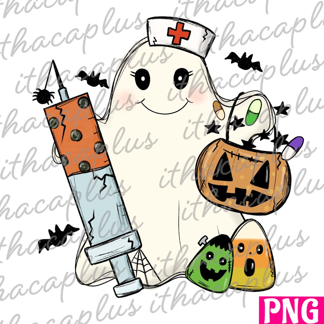 Halloween Png, Halloween Nurse Sublimation, Spooky Nurse Hospital ...