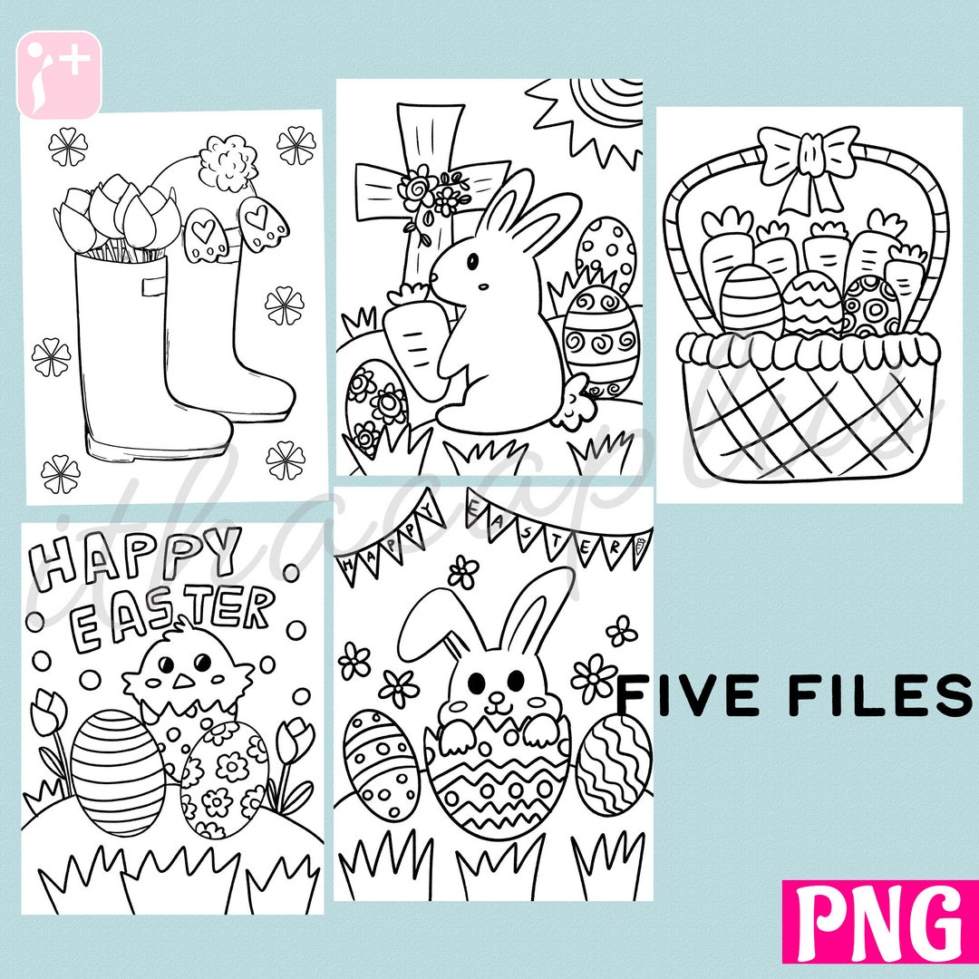 Kids Spring Coloring Activity Page, Children’s Activity Page, Easter ...