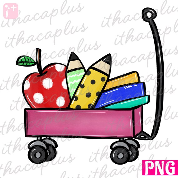 Back to School Png Apple Pencil Png Teacher Clipart School | Etsy