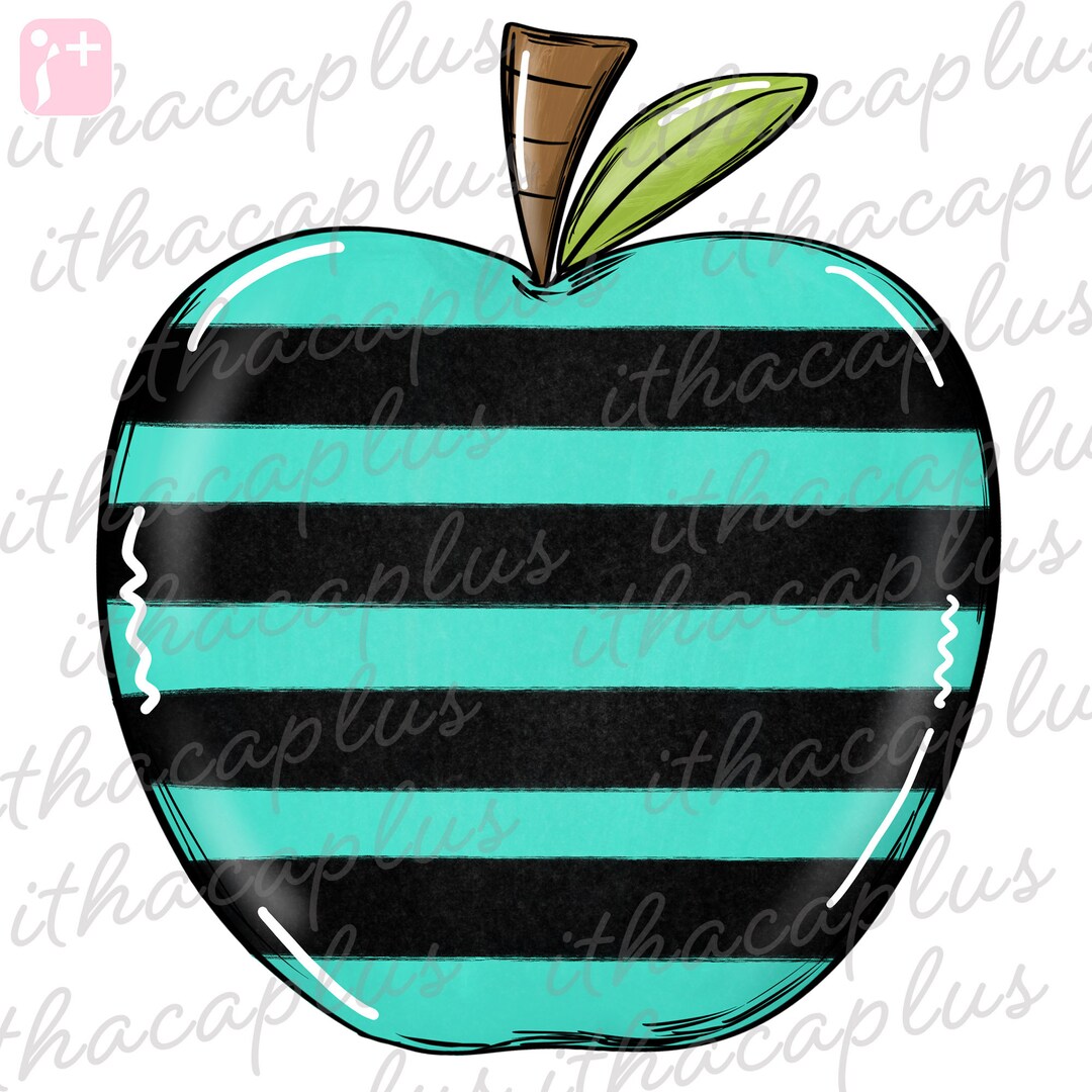 Back to School Png, Teacher Apple Png, Teacher Clipart, Back to School ...