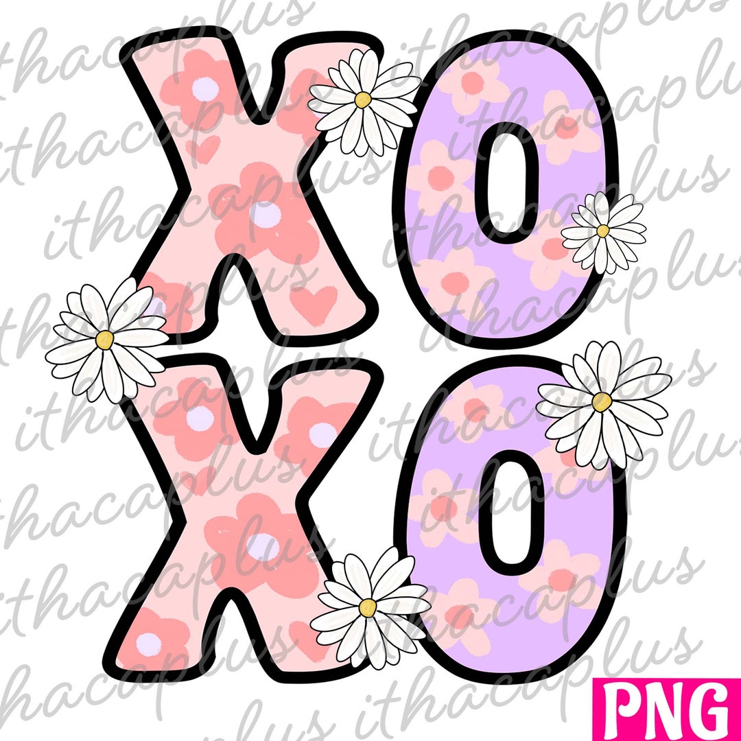 Valentines Day Png Sublimation, Valentines Xoxo Love Printable, Retro ...