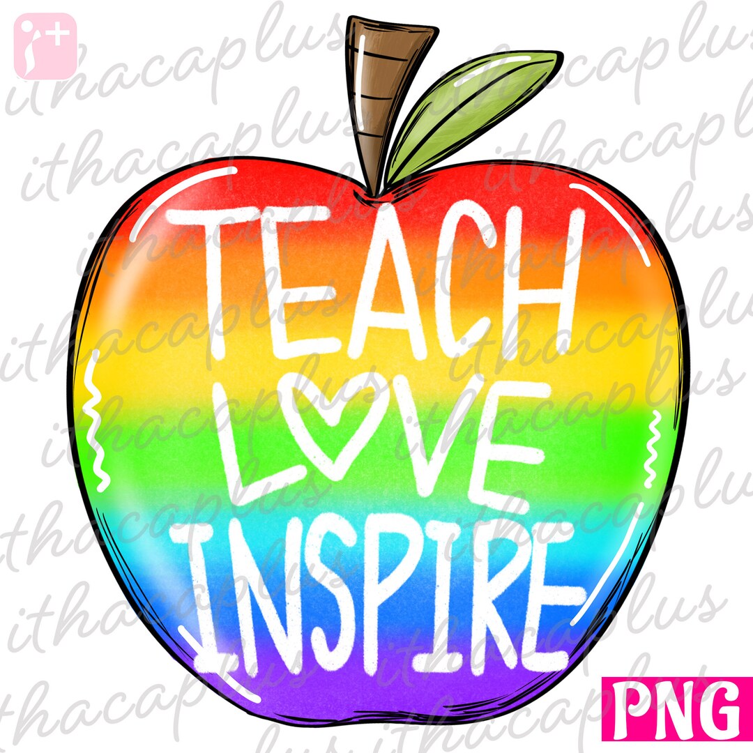 Back to School Png, Teacher Apple Png, Teacher Clipart, School ...