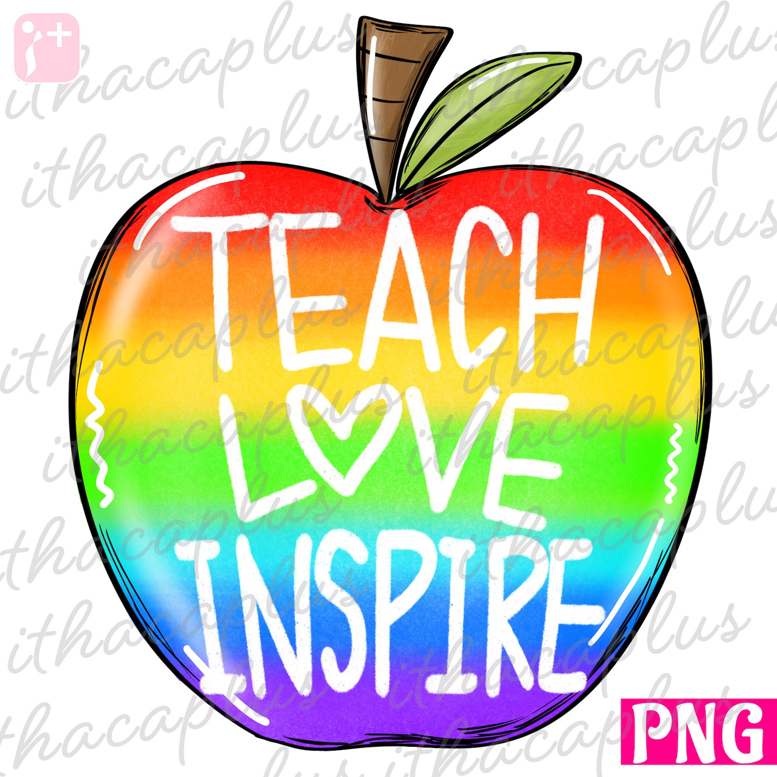 Back To School png teacher Apple png Teacher clipart school | Etsy
