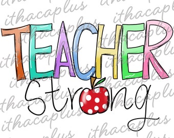 Teacher Love Clipart, Back to School Illustration, Teacher Appreciation ...