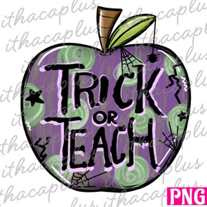 Halloween Png Halloween Teacher PNG Halloween Teach - Etsy