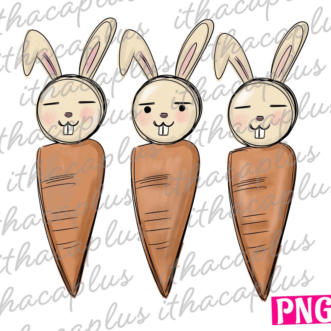 Easter Png, Easter Carrot PNG, Easter Funny Bunny Sublimation, Spring ...