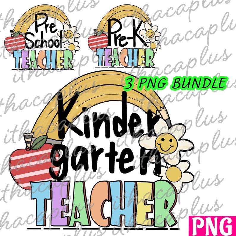Back to School Png School Teacher Bundle Printable - Etsy
