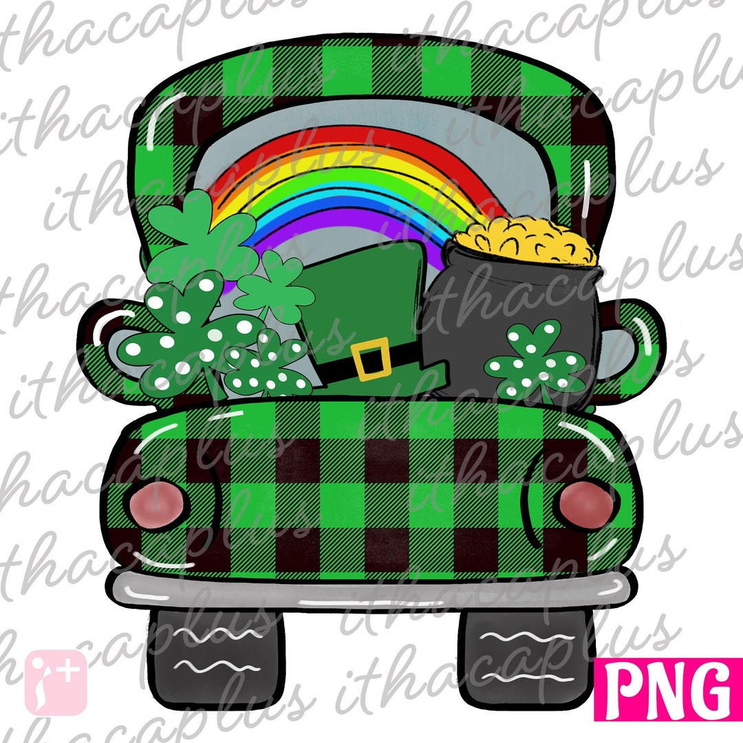 St. Patrick's Day PNG, St. Patrick's Truck Sublimation , St. Patty's ...
