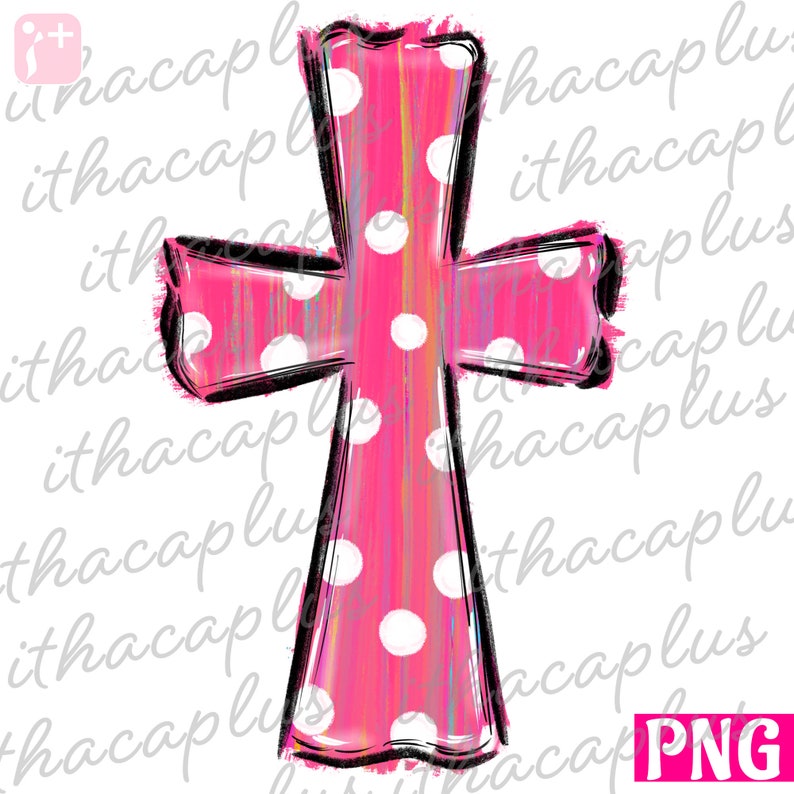 Watercolor Cross PNG Colorful Cross Printable Cross - Etsy