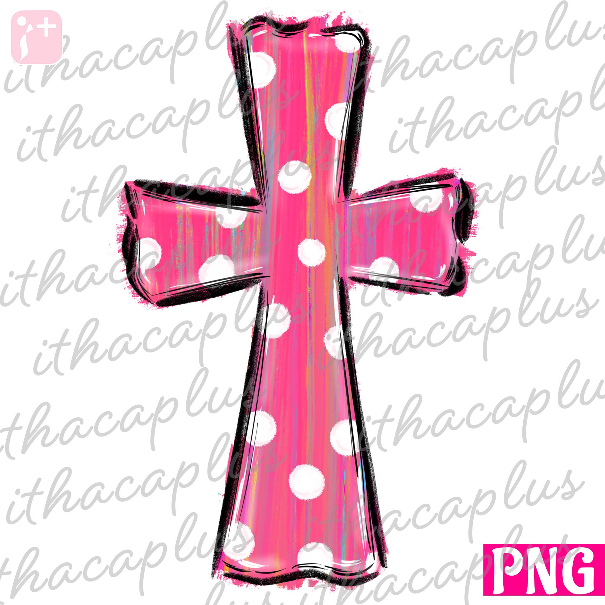 Acuarela Cruz PNG cruz de colores imprimible sublimación - Etsy España