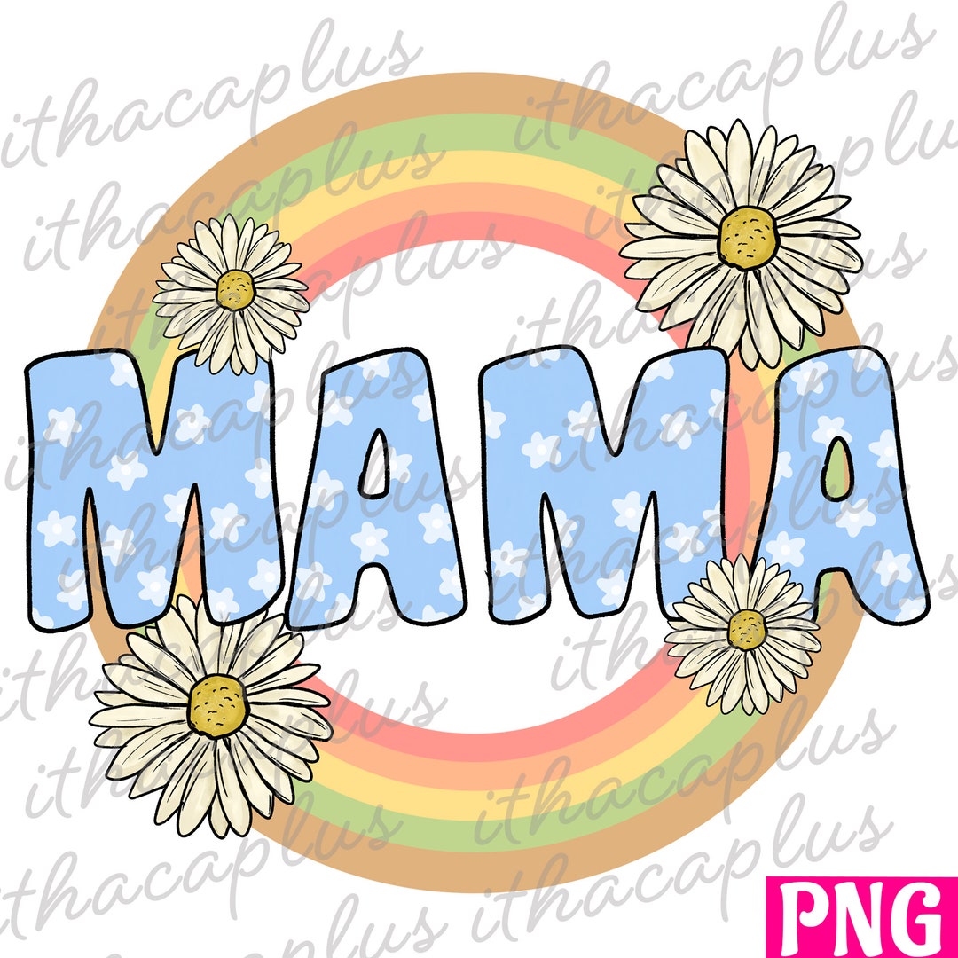 Mama PNG, Mother's Day Sublimation Png, Retro Mama Png, Mother's Day ...