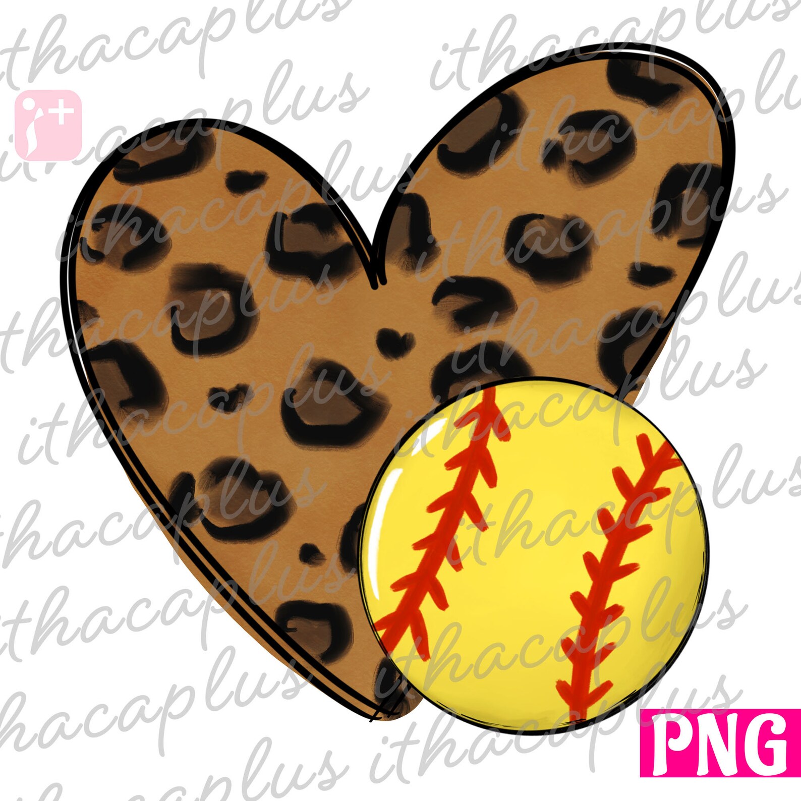 Softball png Softball Sublimation Design Softball Clipart | Etsy