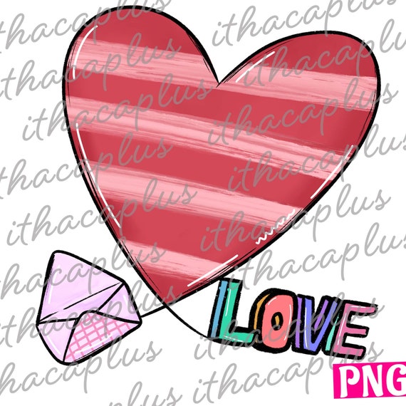 Valentines Day Png Sublimation Valentines Envelope Printable | Etsy