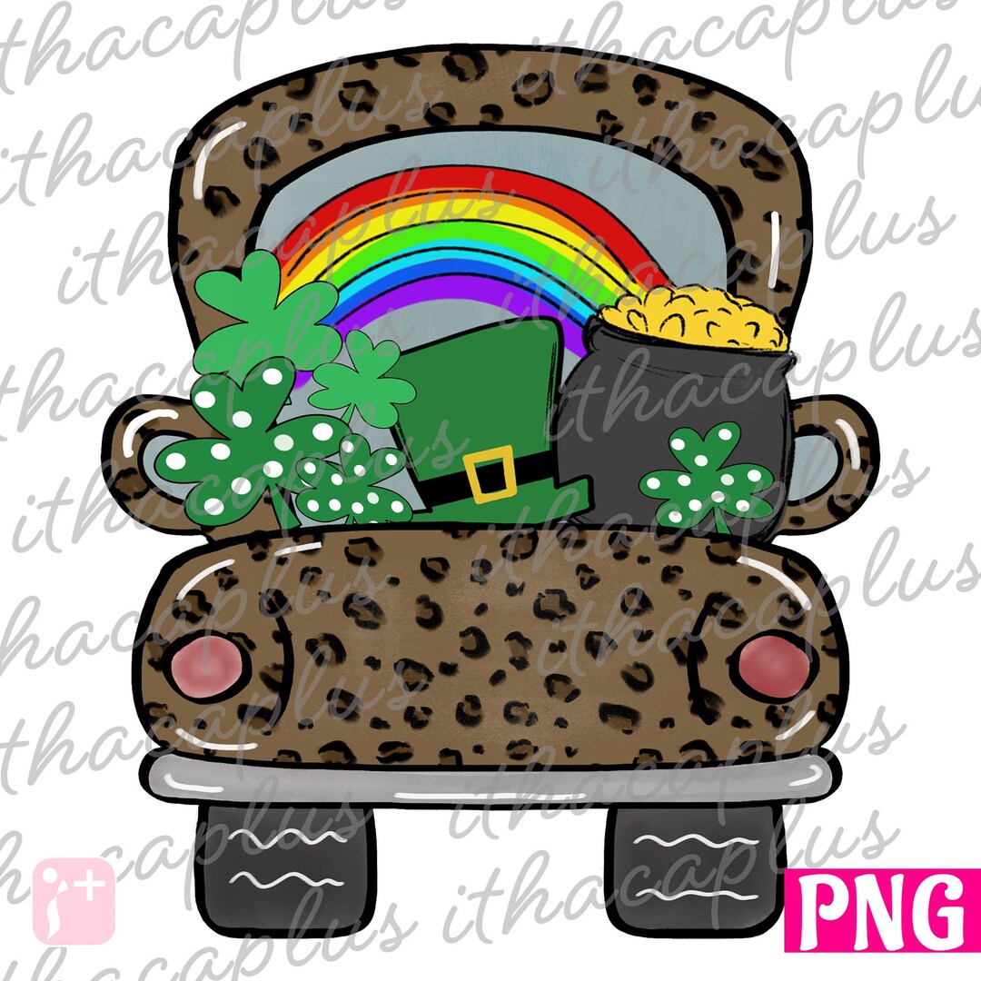 St. Patrick's Day PNG, St. Patrick's Truck Sublimation , St. Patty's ...